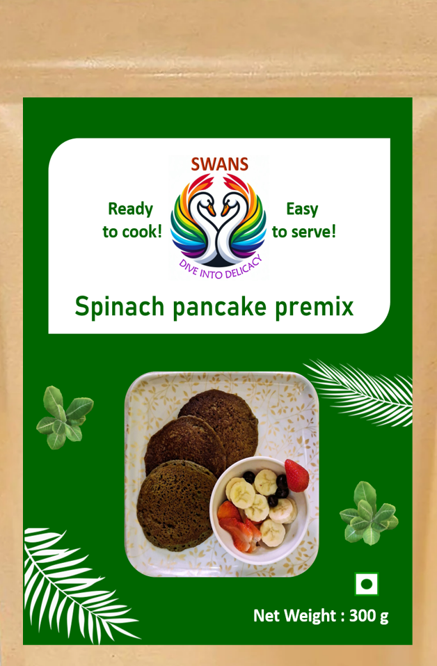 Spinach pancake premix – Swans Foods
